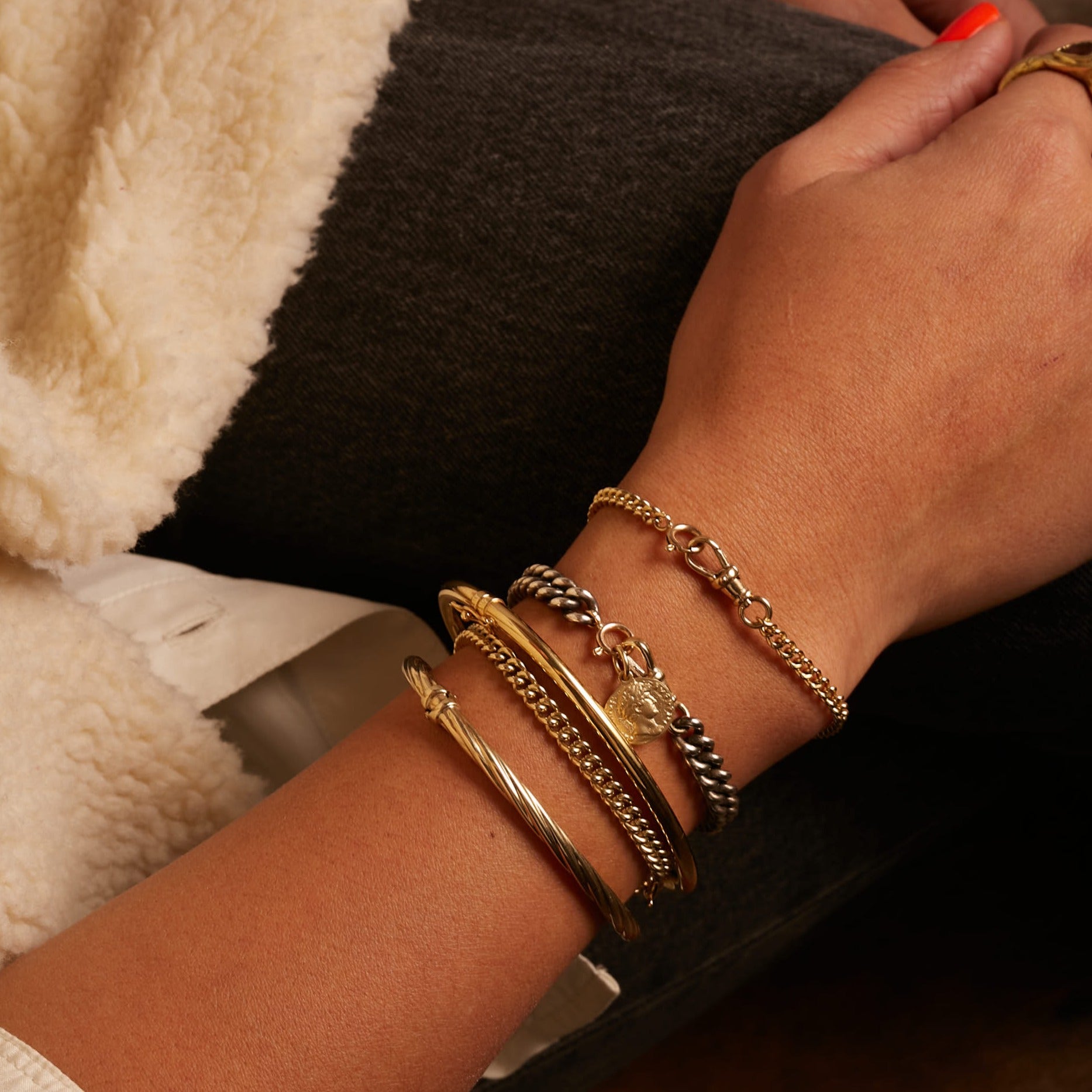 Curb Bracelets – Elle Aime Jewelry
